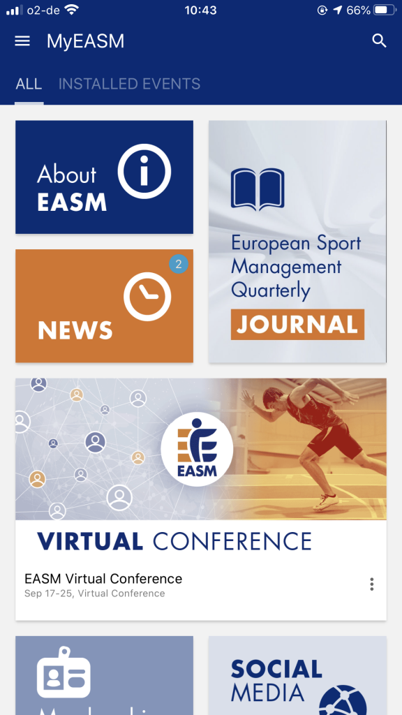 MyEASM - The home of all things EASM - EASM - European Association for Sport Management